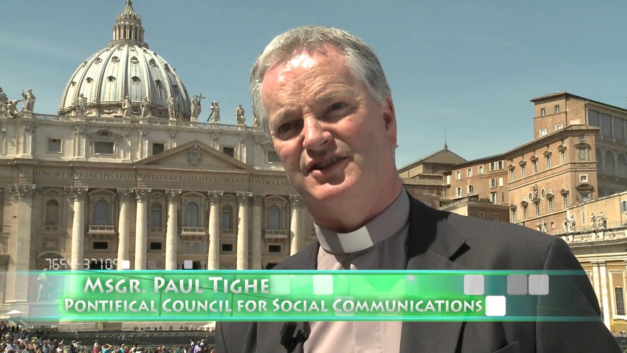 Msgr. Paul Tighe, Pontifical Council for Social Communication - YouTube