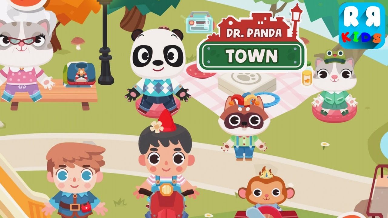 Dr. Panda Town - Best App for Kids | Play in The Park Part 3 - YouTube