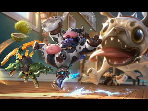 Moo Cow Alistar (updated dance!) Support PBE Gameplay - YouTube