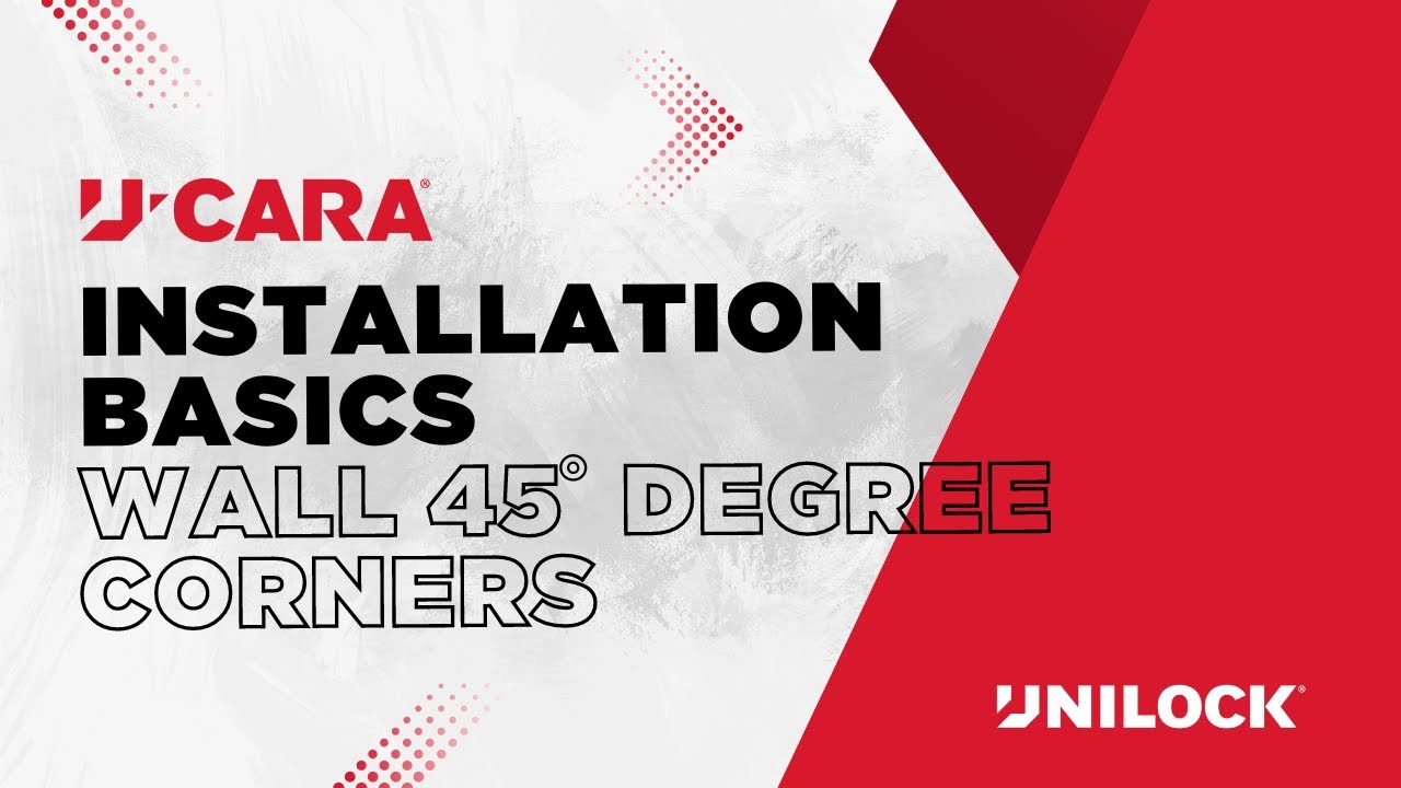 Expert Tips on How to Install 45-Degree Corners on a U-Cara® Wall - YouTube
