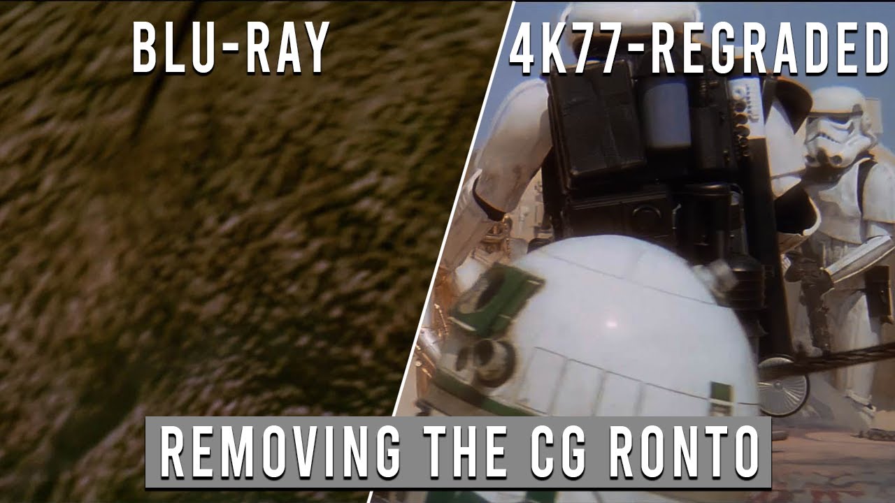 Fixing the Mos-Eisley Entrance Scene Part 01 - Removing the CG Ronto ...