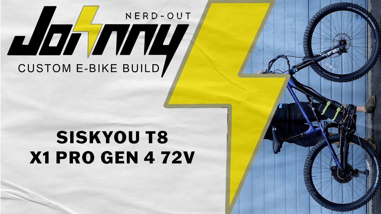 Custom E-bike Build: Siskyou T8 Full suspension Bike w/ X1 Pro Gen 4 ...