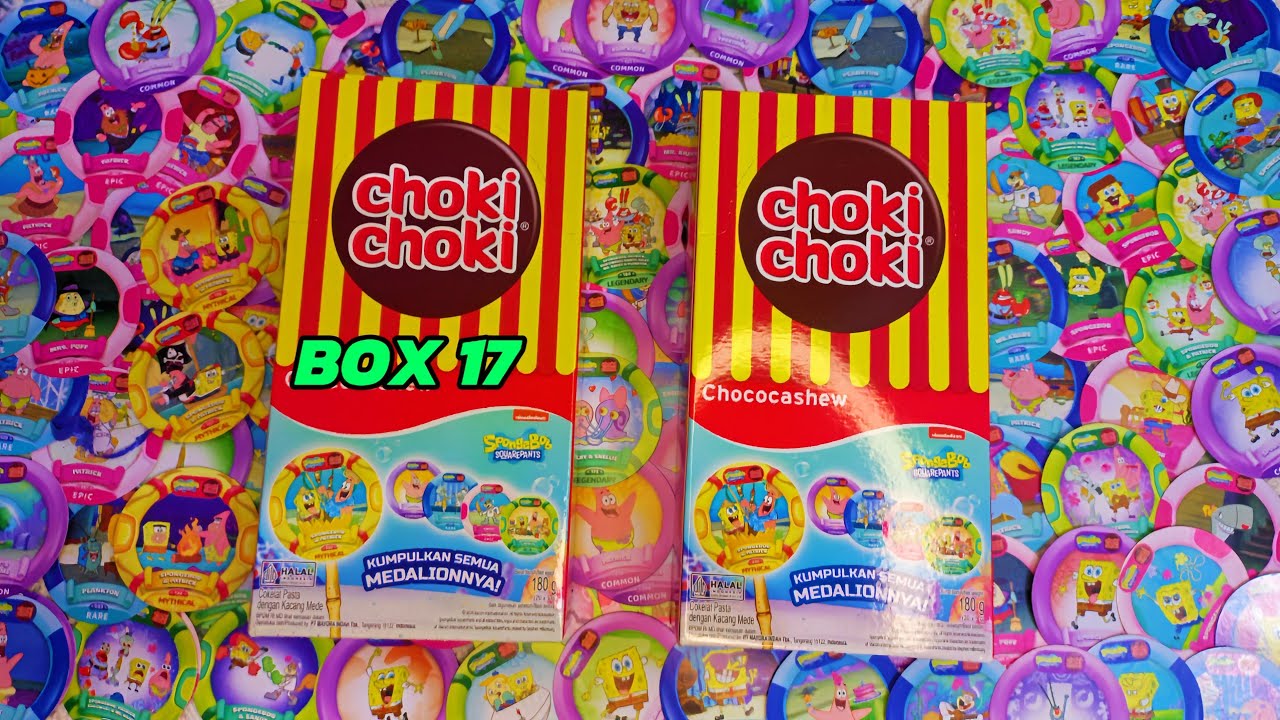 baru!! || unboxing choki choki spongebob box yang ke 17 edisi unboxing ...