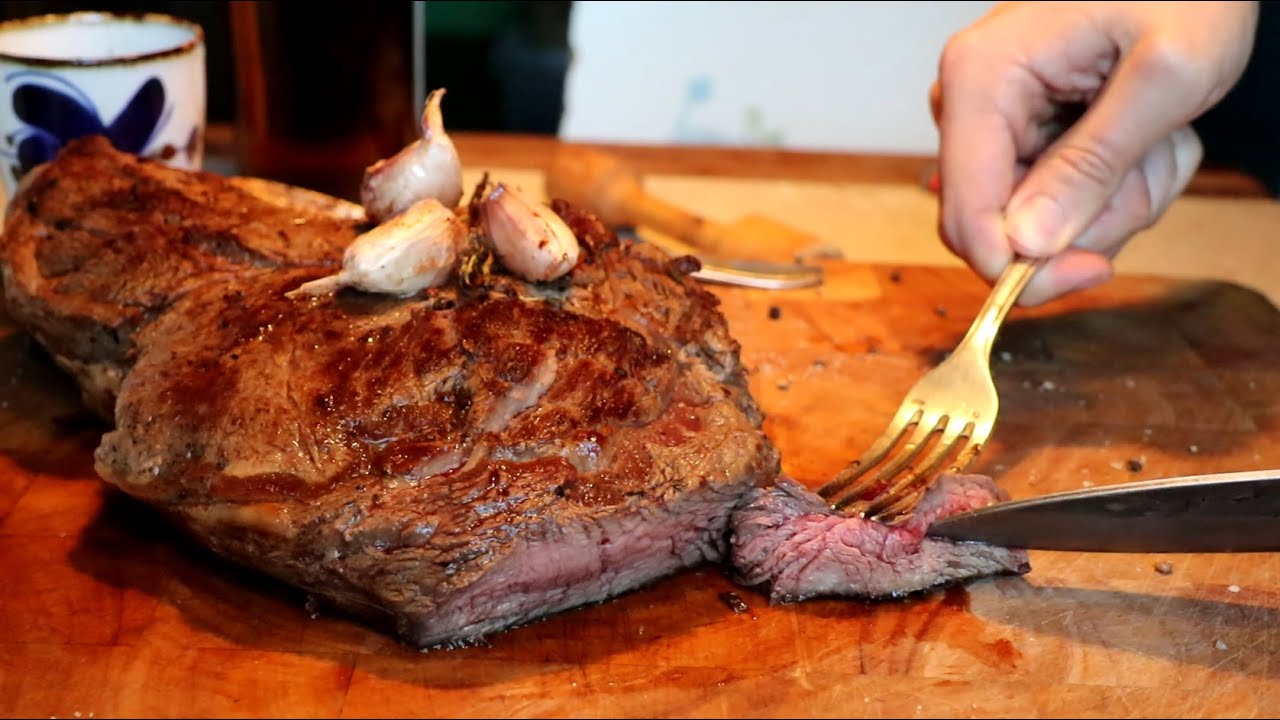 Grilled Prime Rib Steak | [Watch before eating] - YouTube