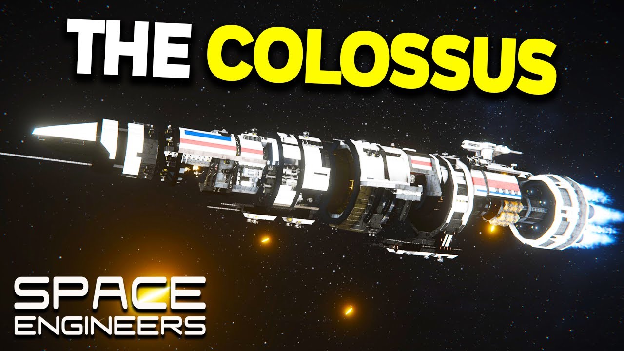 The HEAVY DEFENSE USR Colossus - Space Engineers - YouTube