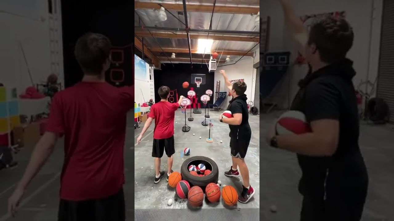 INTENSE Basketball Race vs Wafellow! - YouTube