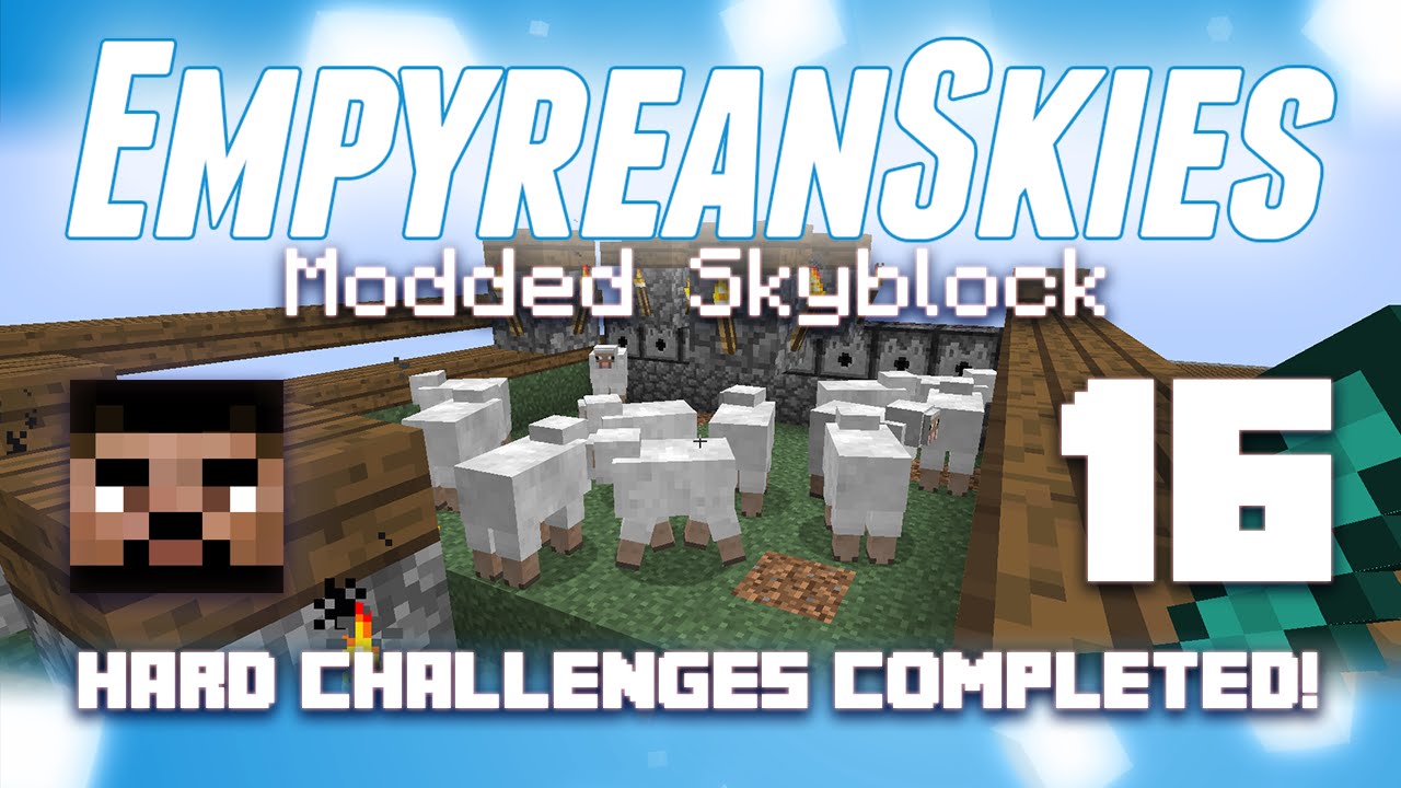 Minecraft Skyblock Let's Play Episode 16: All Hard Challenges Complete ...