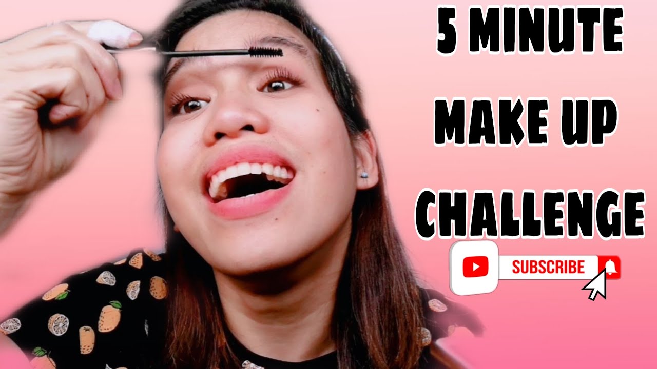 5 MINUTE MAKE UP CHALLENGE | CHALLENGE 01 - YouTube