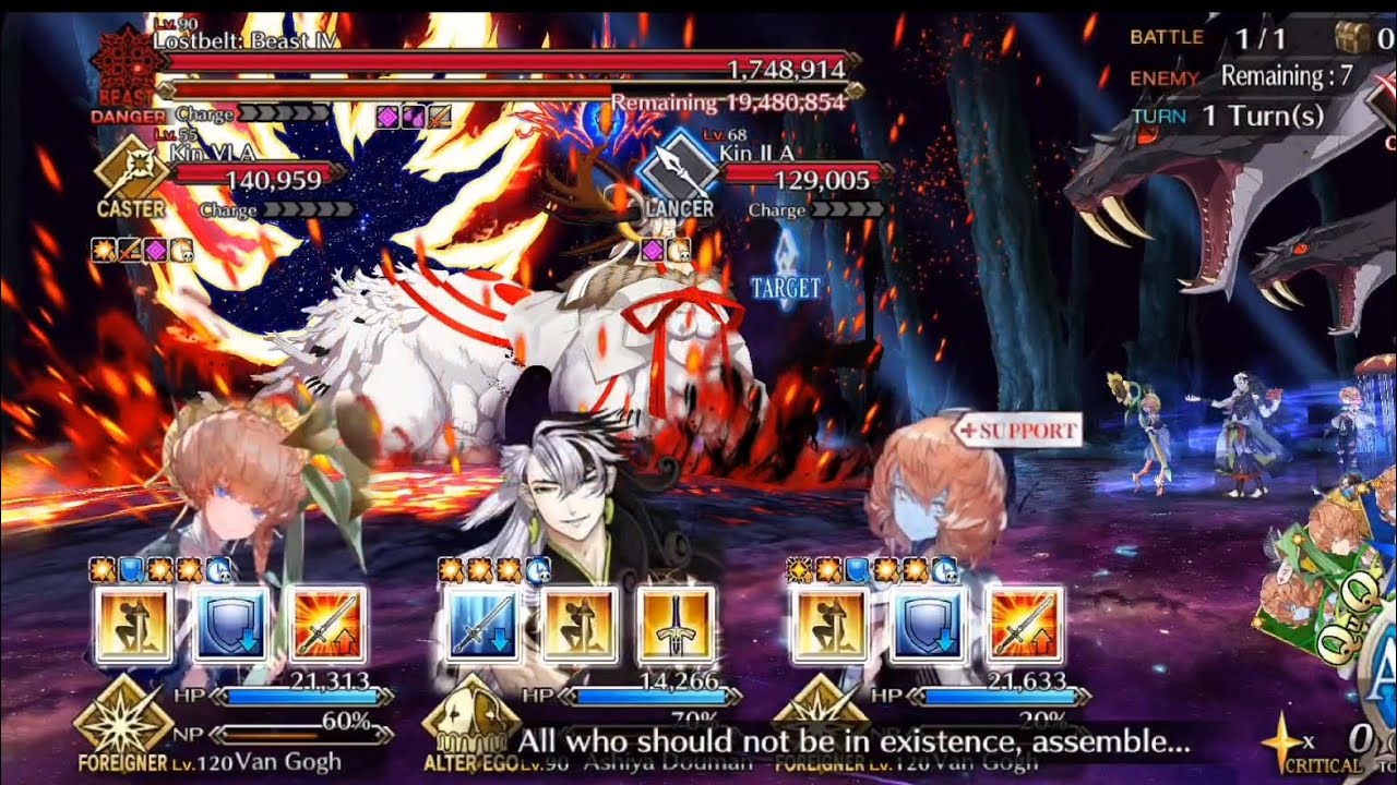 [FGO] Hyper Gogh x2 Douman vs Tunguska Beast IV Raid for Fun (Pain ...