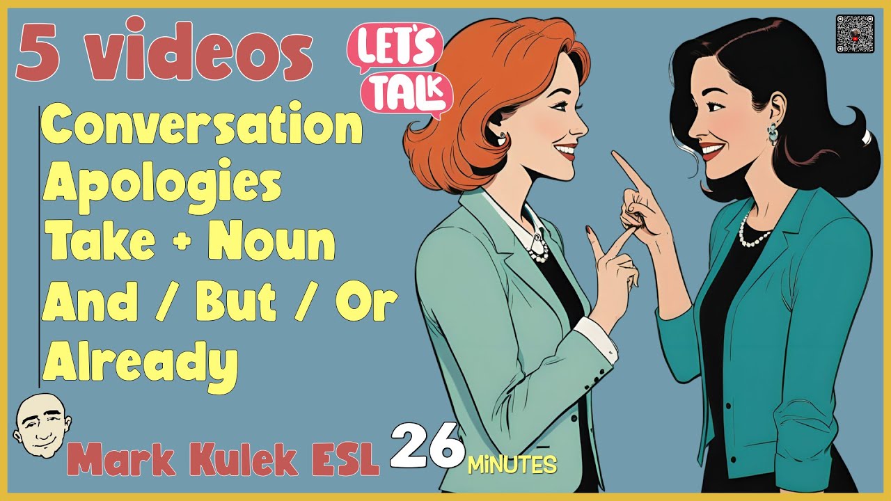 26 Minutes of English Conversation Practice with Mark Kulek ESL - YouTube