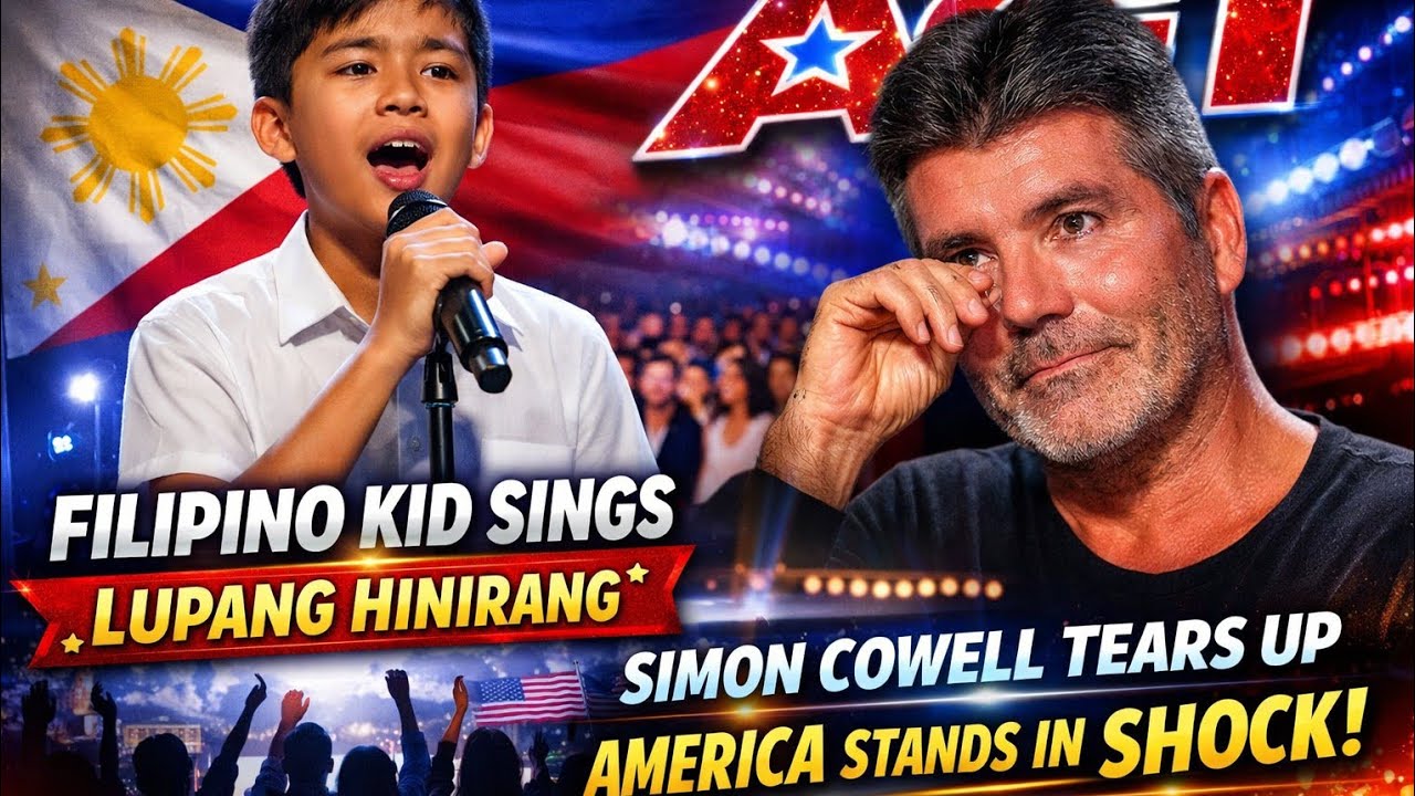 🔥 Filipino Kid Sings “Lupang Hinirang” on AGT — Simon Cowell Tears Up ...