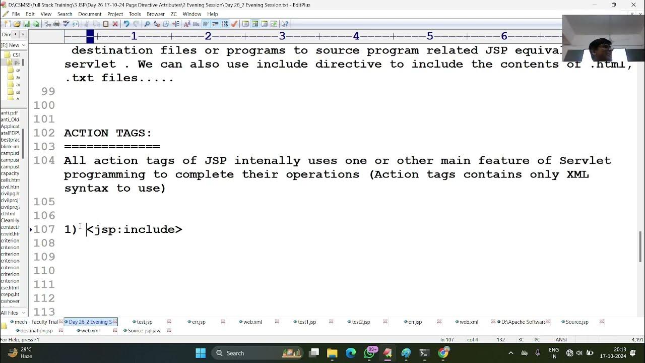 51 can we write multiple include directives in one source JSP program ...