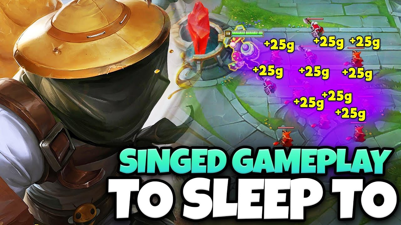 3 hours of the most relaxing Singed gameplay ever - YouTube