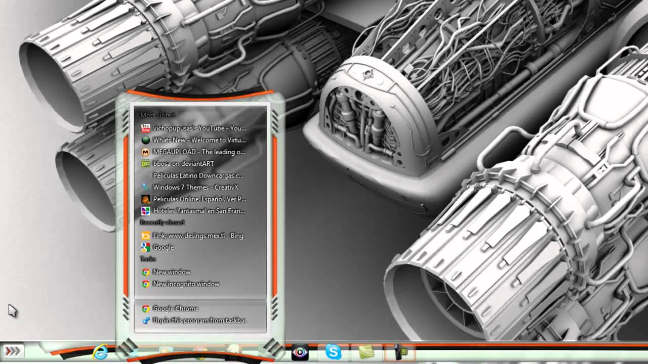 tema para windows 7 FUTURE BY BBOSA - YouTube