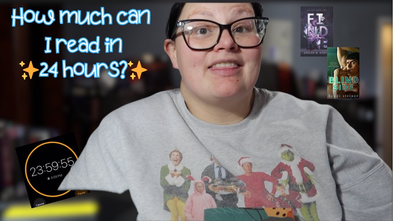How many books can I read in 24 hours? // 24 hour reading challenge ...