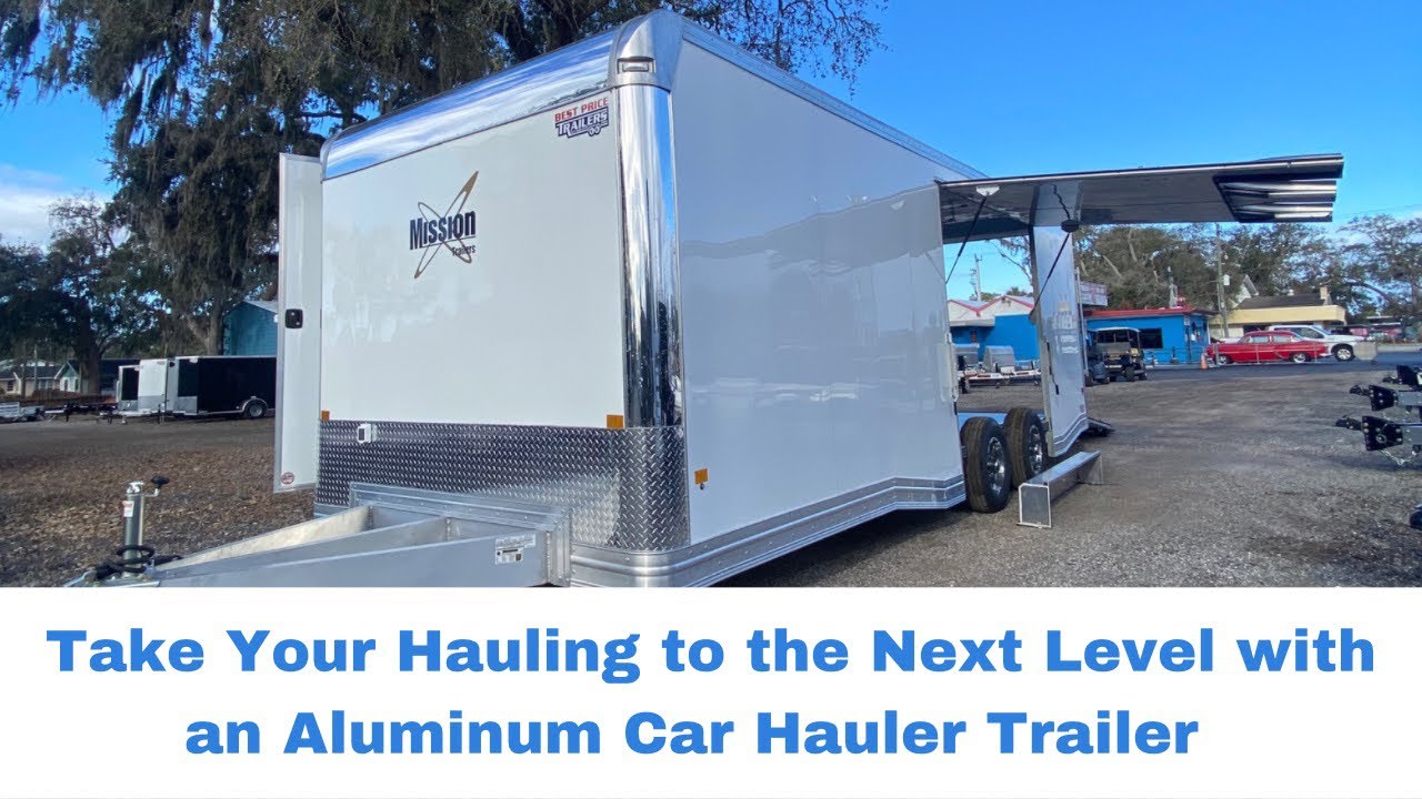 Take your Hauling to the Next Level with an Aluminum Car Hauler Trailer ...