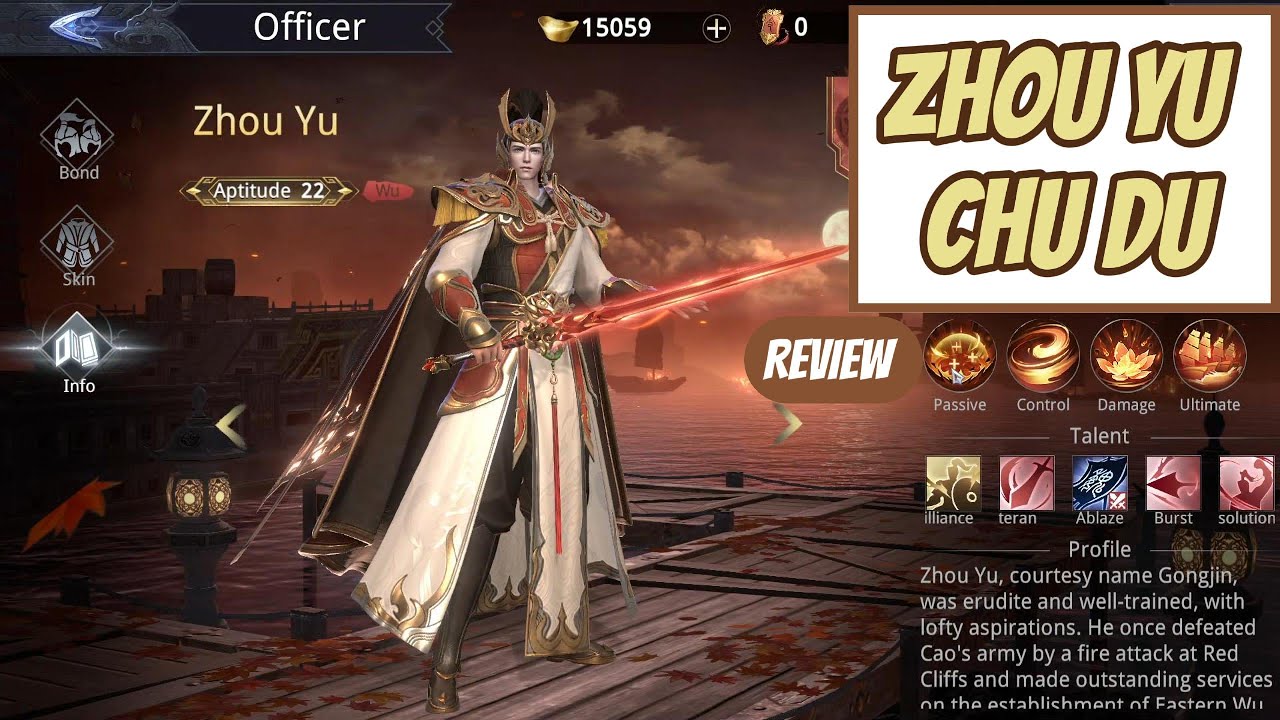ĐỈNH PHONG 2 - CHU DU (ZHOU YU) | Gameplay - YouTube