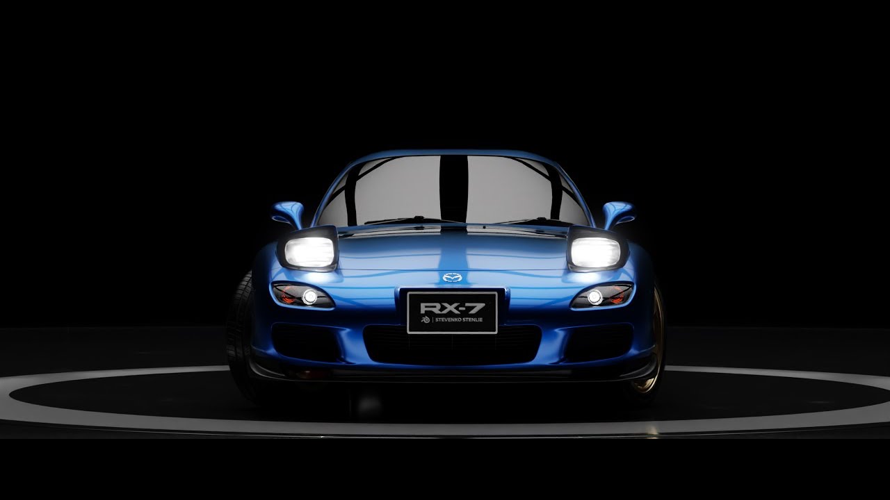 Mazda RX-7 Spirit R | BLENDER CINEMATIC | 3D Modeling Cycles Animation ...