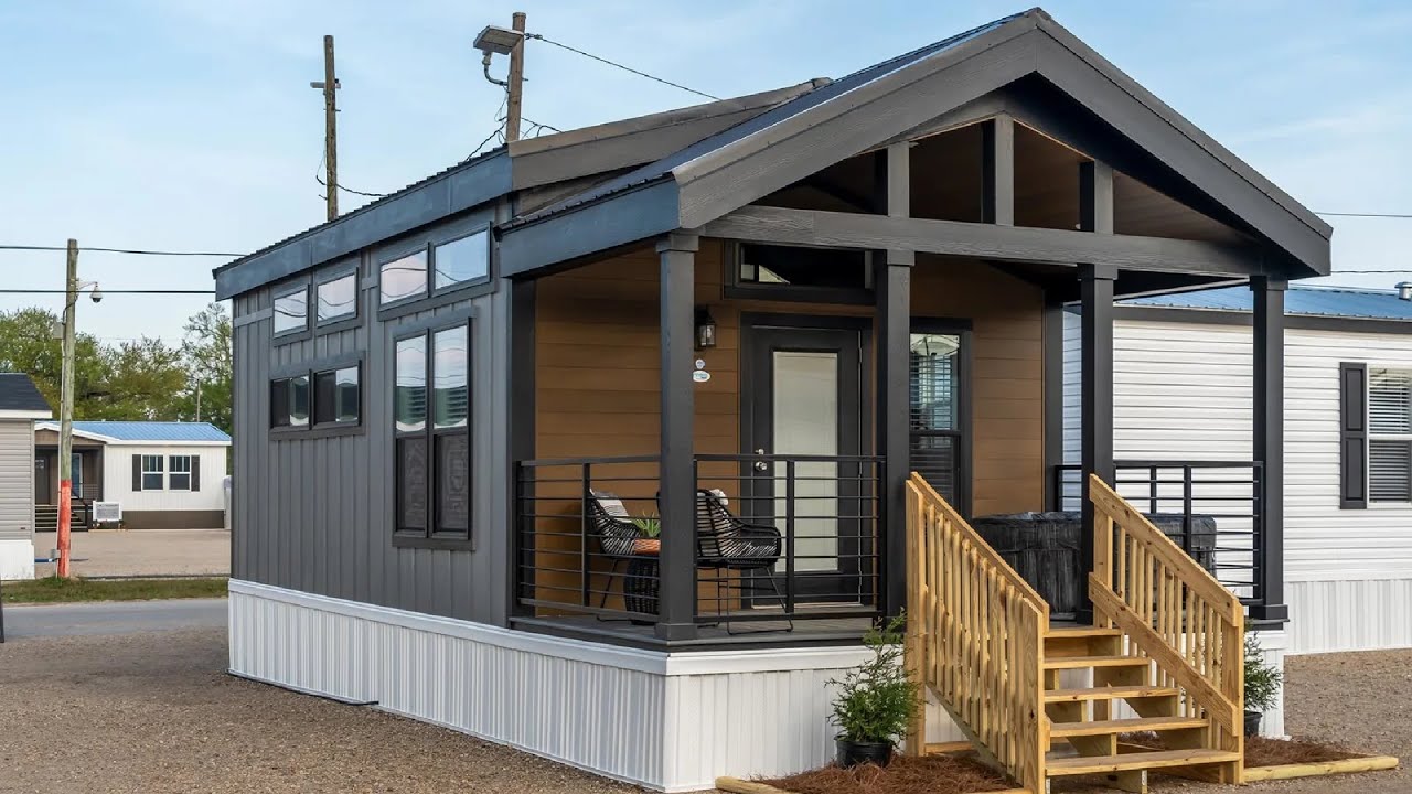 Fabulous Gorgeous APS 522A Park Model from Athens Park - YouTube