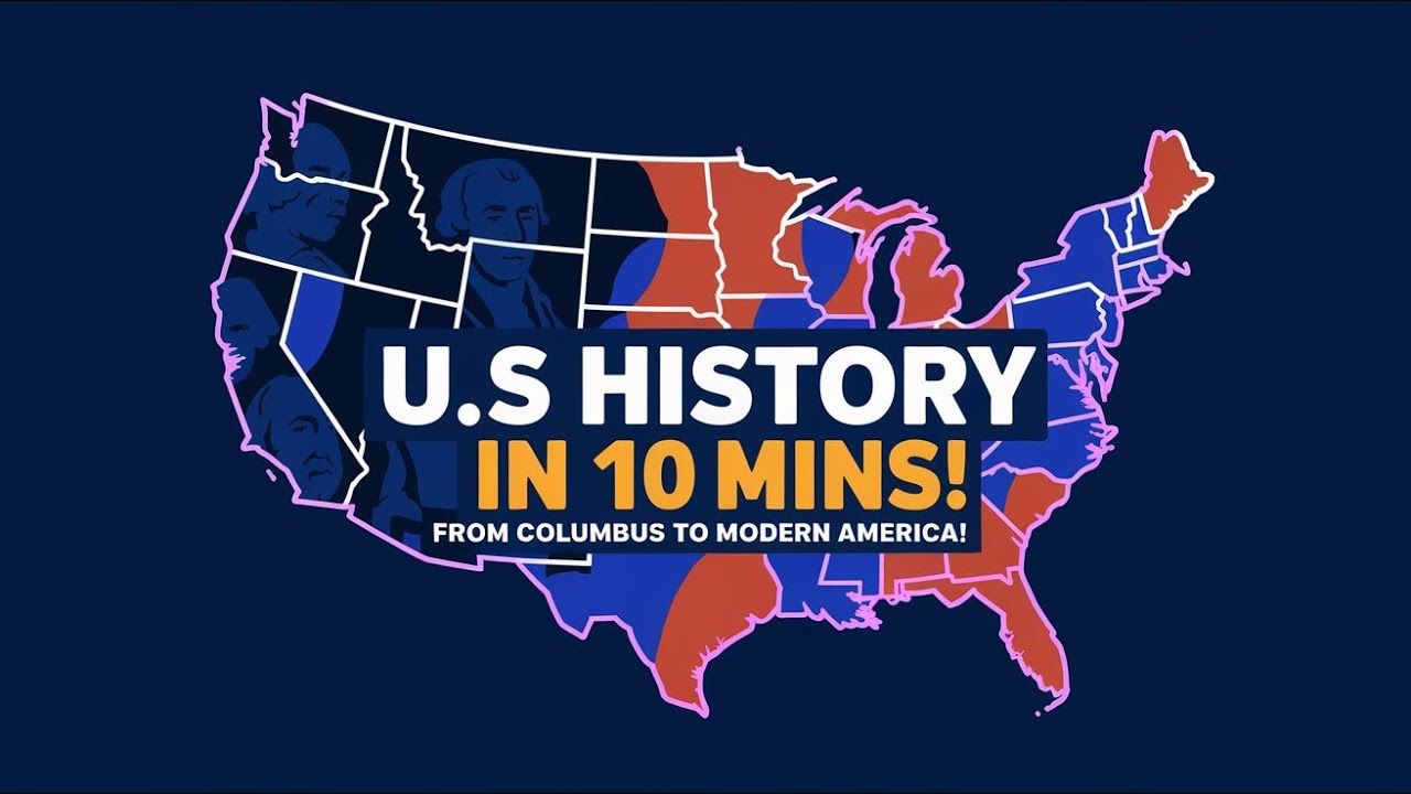 Real History of the United States in 10 Minutes - YouTube
