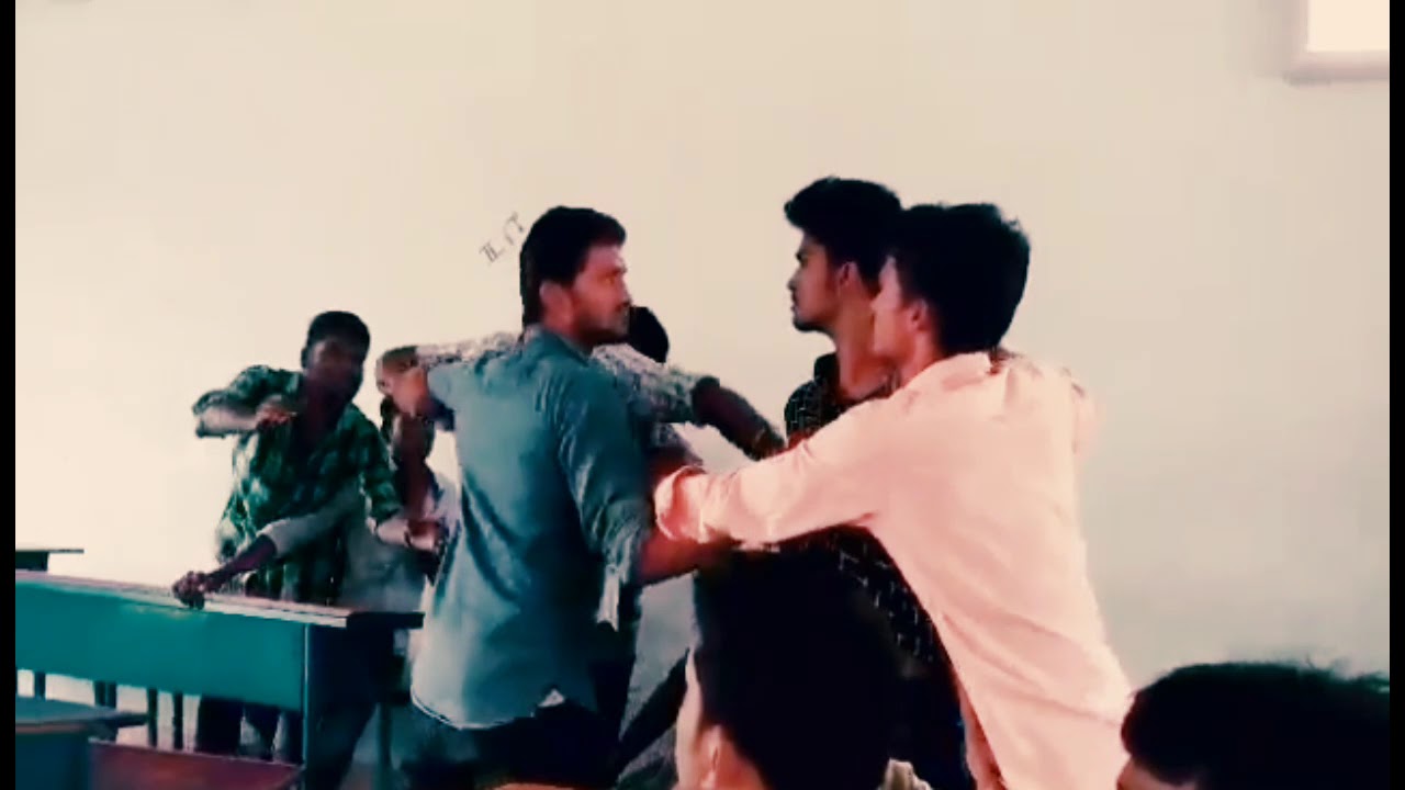 College Students Fighting in Class Room - YouTube