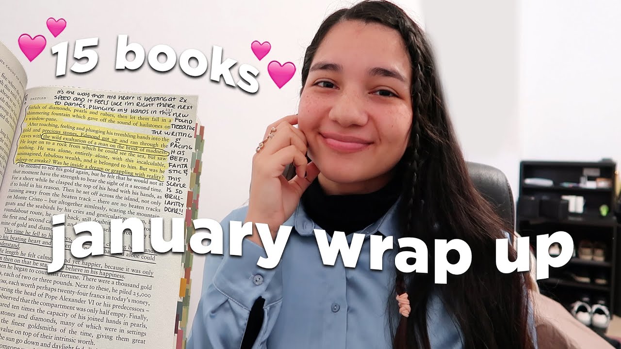 i read 15 books in january 🌙 monthly wrap up - YouTube