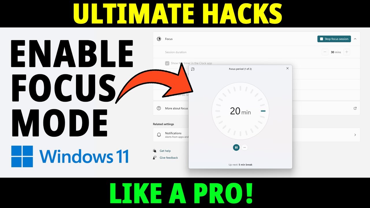 How to Enable Focus Mode in Windows 11: Step by Step Guide 2 - YouTube