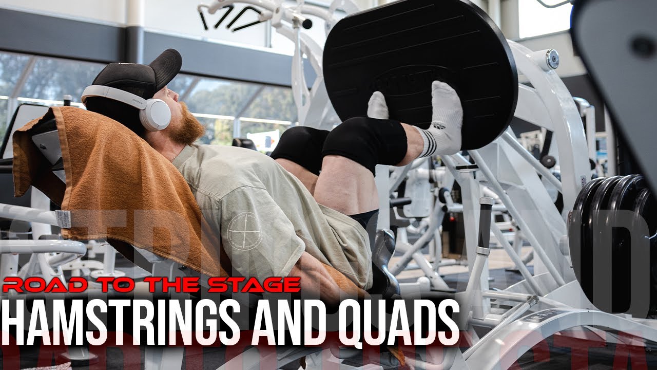 2023 Prep Series: Leg Day - Hamstring Focus at 3.5 Weeks Out - YouTube