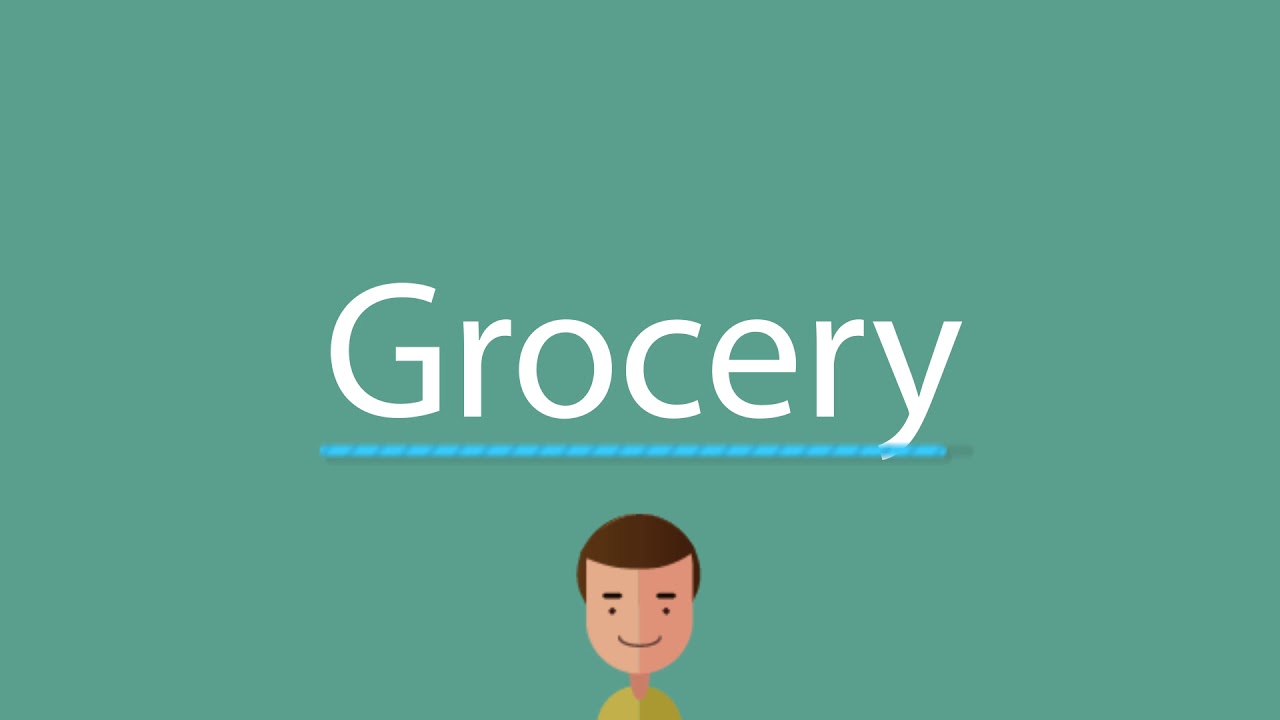Grocery pronunciation - YouTube
