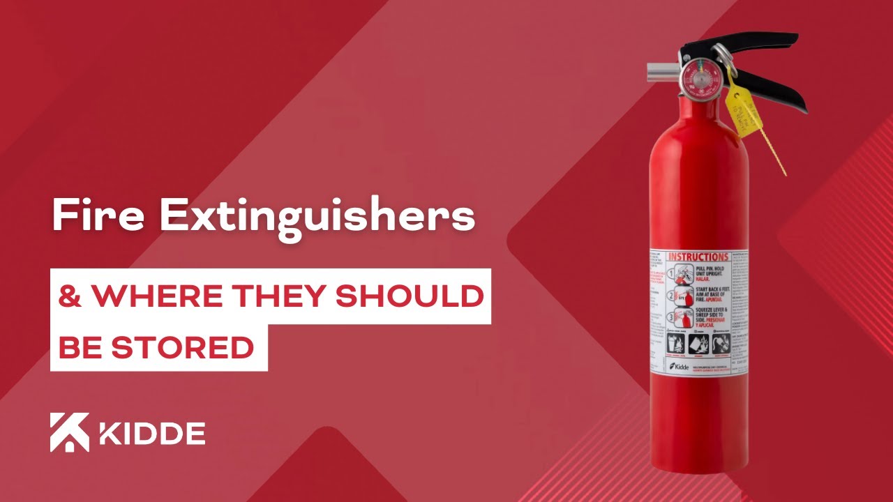 Where to Store Your Fire Extinguisher | Kidde - YouTube