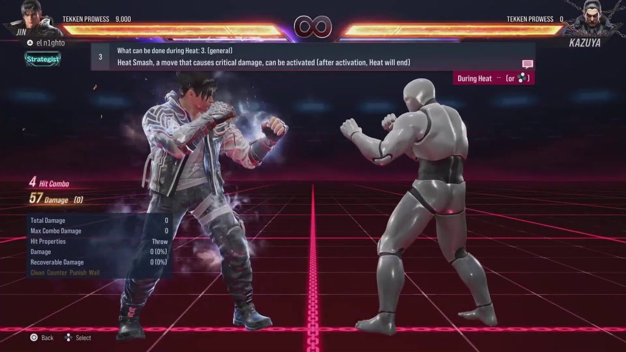 Tekken 8 - Jin Kazama Move List (Command List) - YouTube
