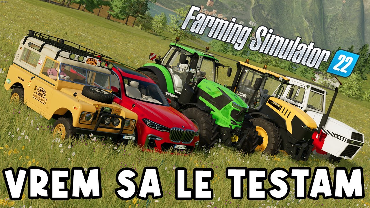 ÎNCERCĂM SĂ CONSTRUIM UN TRASEU CU OBSTACOLE 😃 Farming Simulator 22 ...