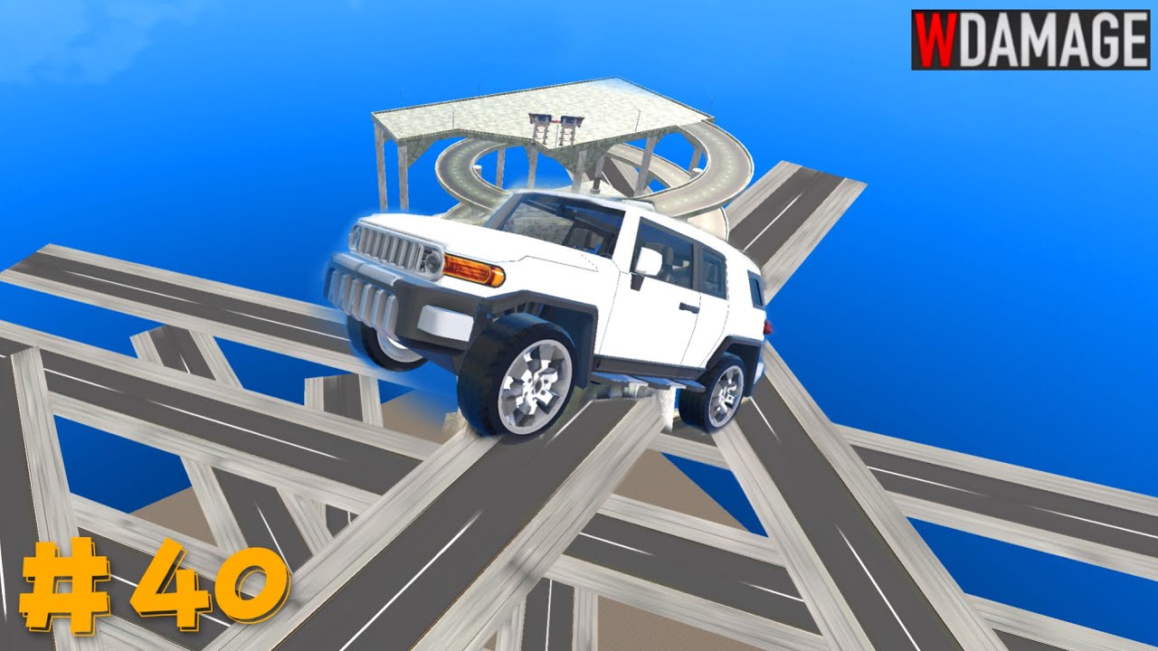 WDAMAGE: Car Crash Engine 💥 Gameplay My Level 💥 #40 - YouTube
