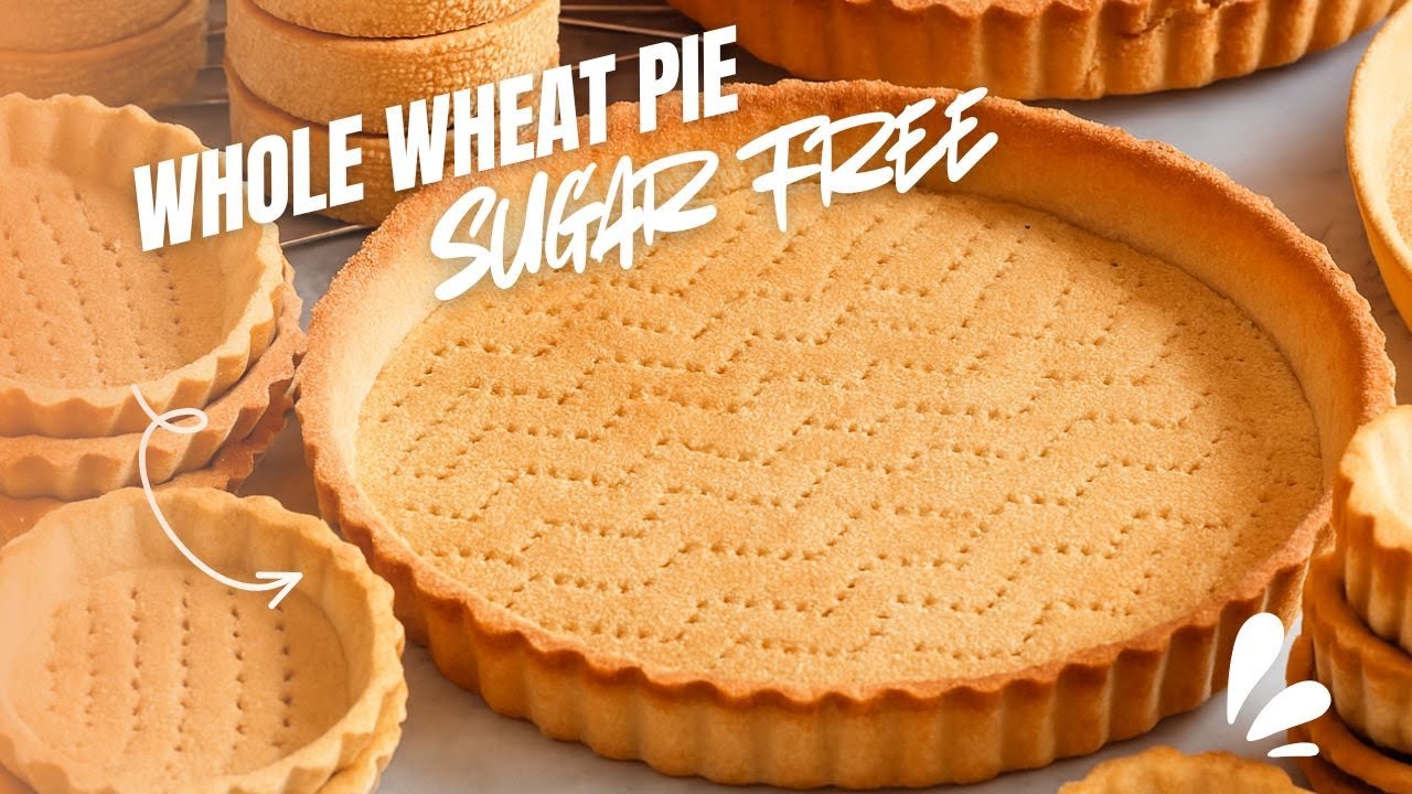 BONUS VIDEO SUGAR FREE 100% WHOLE WHEAT PIE CRUST SWEETENED WITH HONEY ...