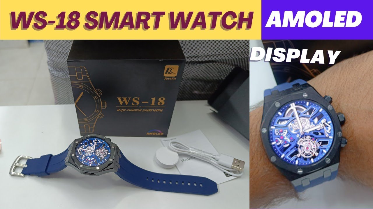 Model: WS-18 Smart Watch | Amoled Display | MULIT-FUNCTION | Wireless ...