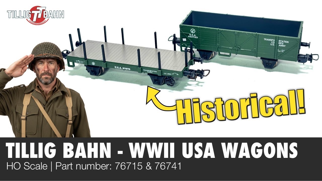 US ARMY - WW2 Wagons from Tillig Bahn | HO scale model railway review ...