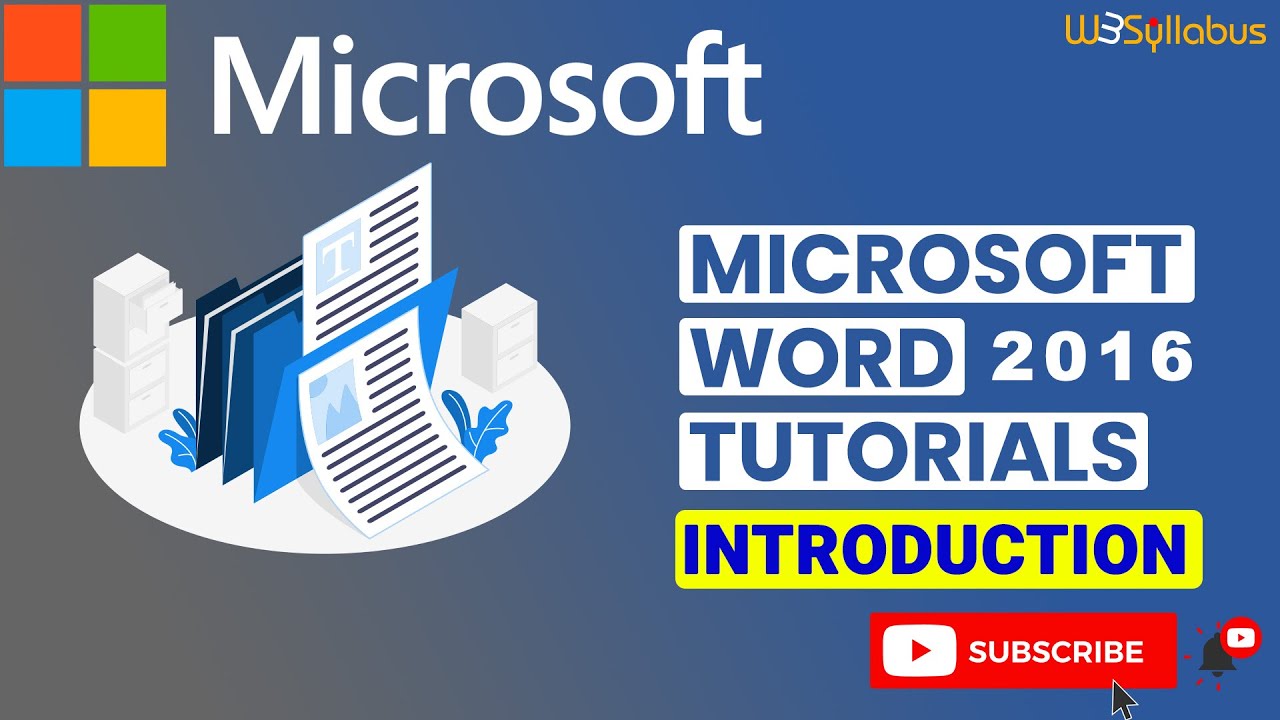 MS Word 2016 Introduction in Hindi Microsoft Word 2016 Basic Microsoft Word 2016 MS Word ...