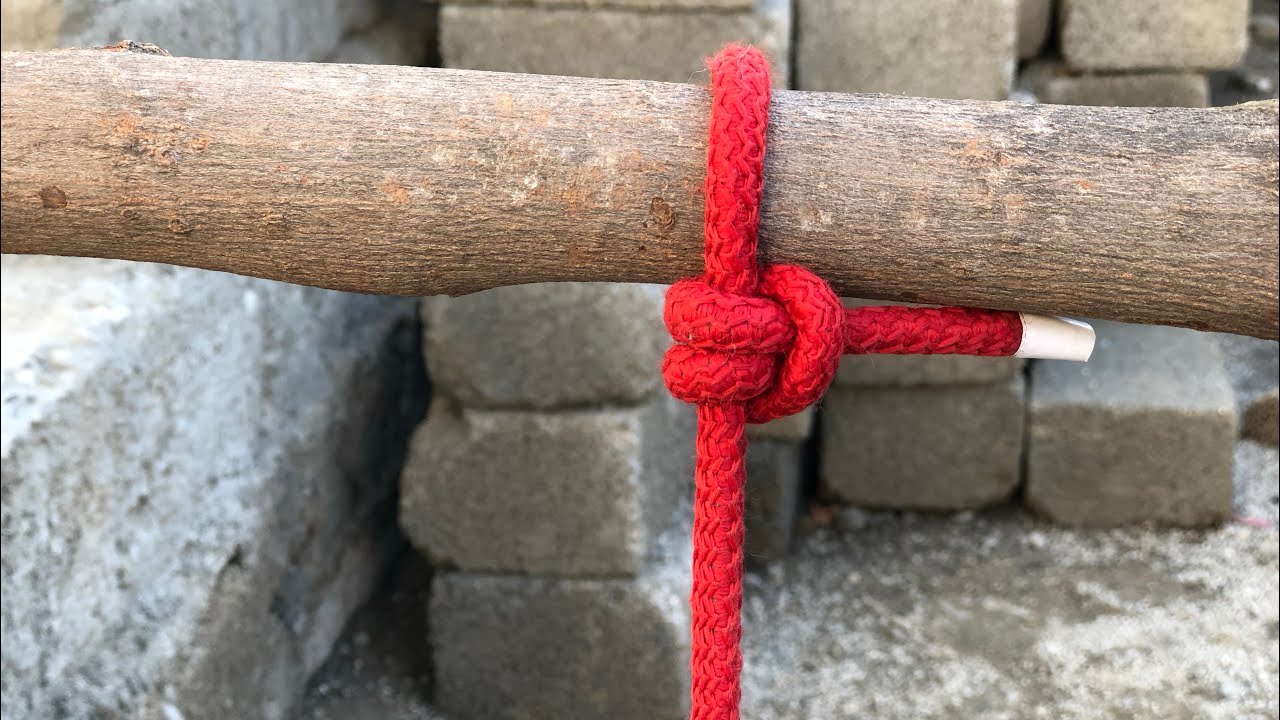 The Best Knot Trick For Beginner 👌 - YouTube