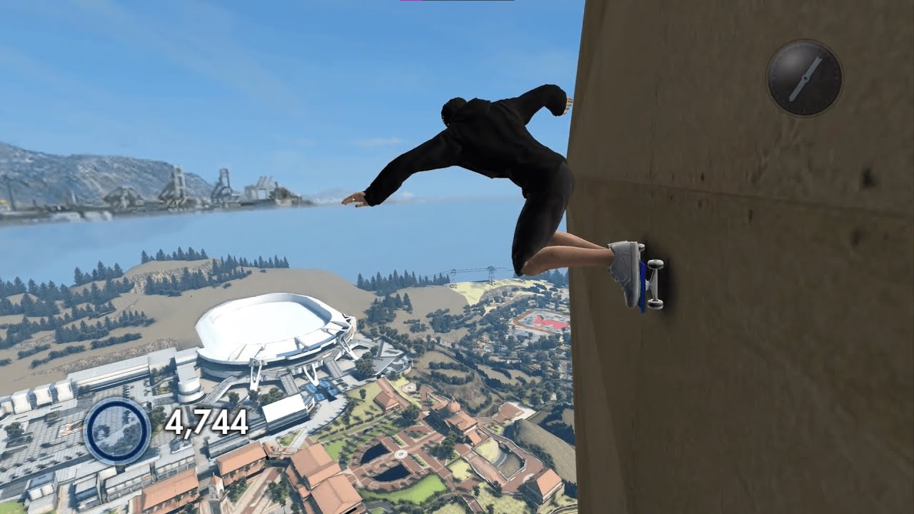 skate 3 wallride across the whole map. - YouTube