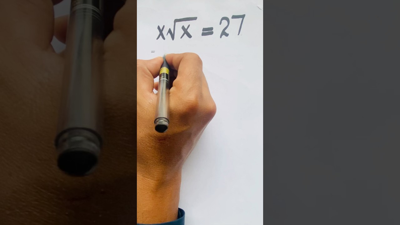 Exponential Equations #mathtutorial #maths #exponentialequation #mathstricks #solvingmoney - YouTube