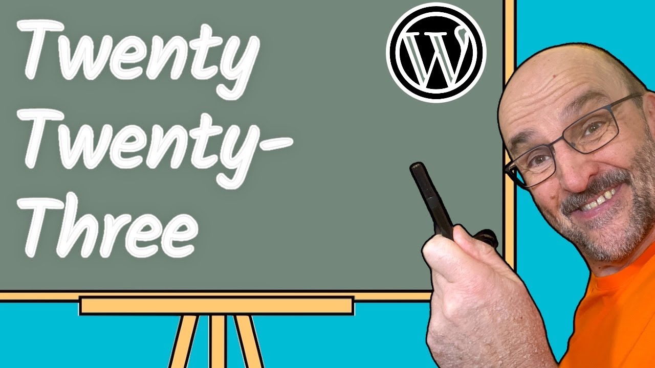 Twenty Twenty-Three Theme / Website Editor in WordPress (15-1) - YouTube