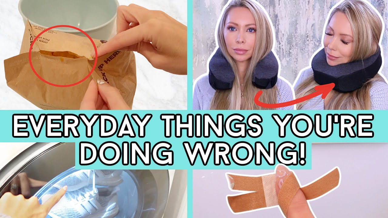 15 EVERYDAY THINGS YOU'RE DOING WRONG THAT WILL SHOCK YOU!! - YouTube