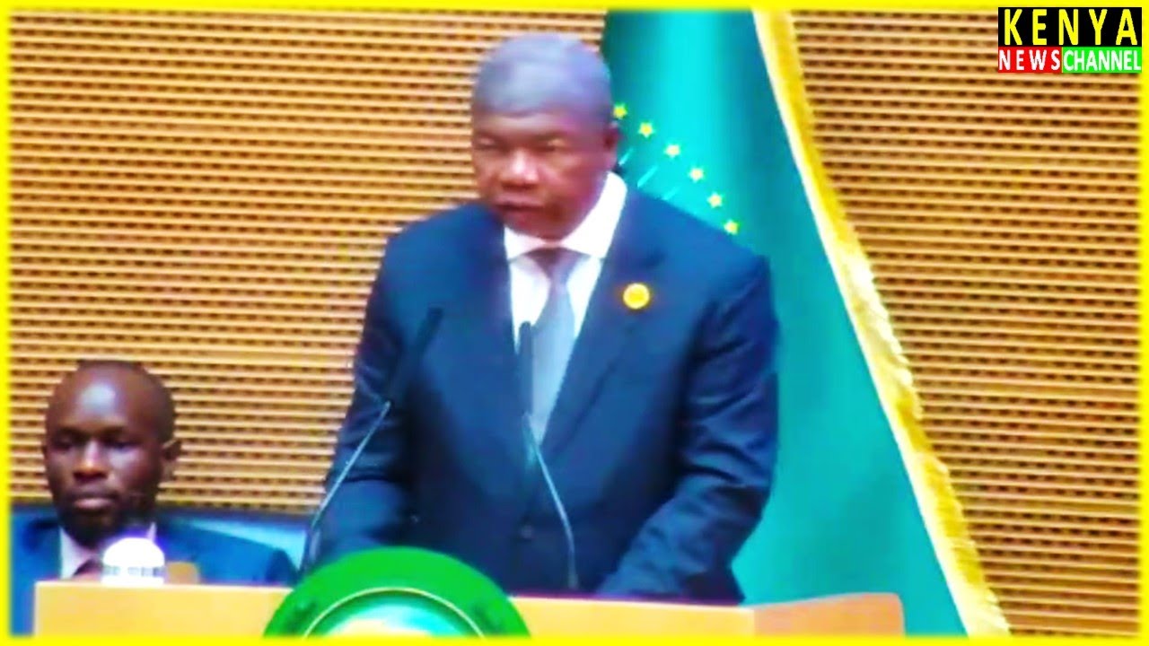 New AU Chairperson João Lourenço speaks at African Union Summit - YouTube