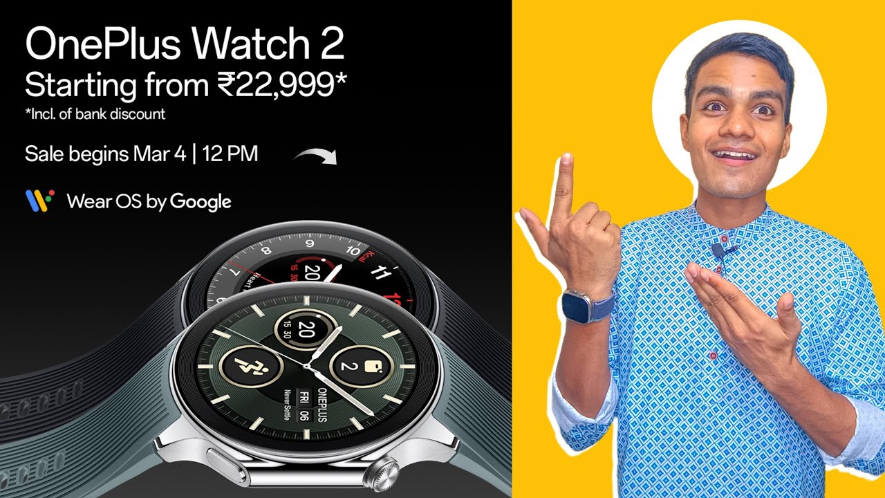 OnePlus Watch 2 | Features & Specs | Price At Rs.24999 | Sale Begin 4th ...