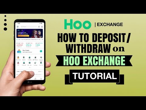 How to DEPOSIT or WITHDRAW on HOO Exchange | Crypto App Tutorial - YouTube