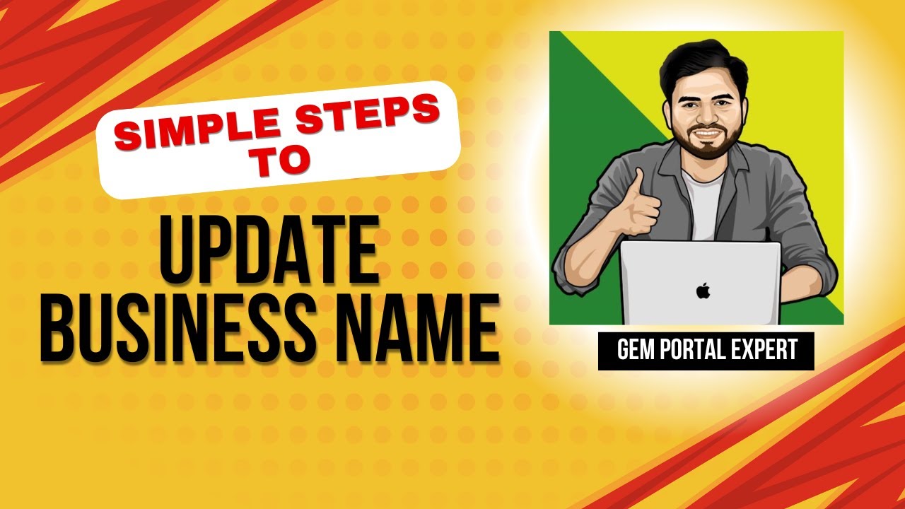 How to Update Business Name on GeM Portal (Step-by-Step Guide 2025 ...