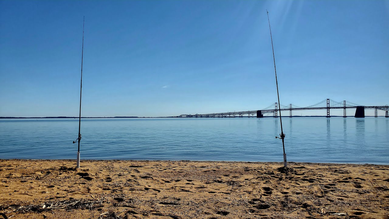 Fishing At Sandy Point First Time Of 2024 - YouTube