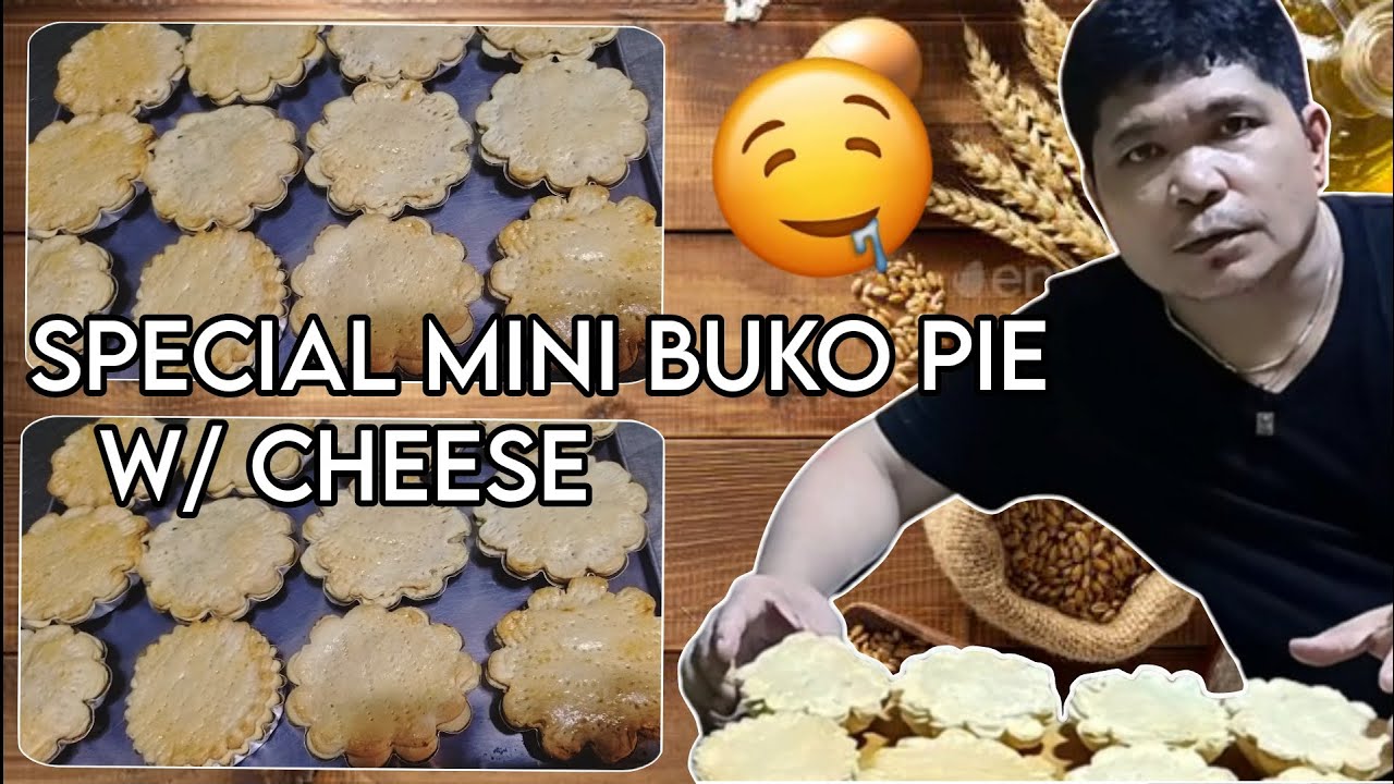 HOW TO MAKE EASY MINI BUKO PIE W/ CHEESE || HOW TO MAKE SPECIAL MINI ...