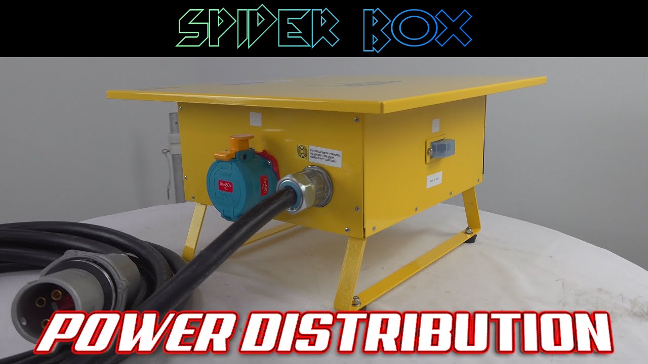 Portable Spider Box Power Distribution for Construction, Shows, Events ...