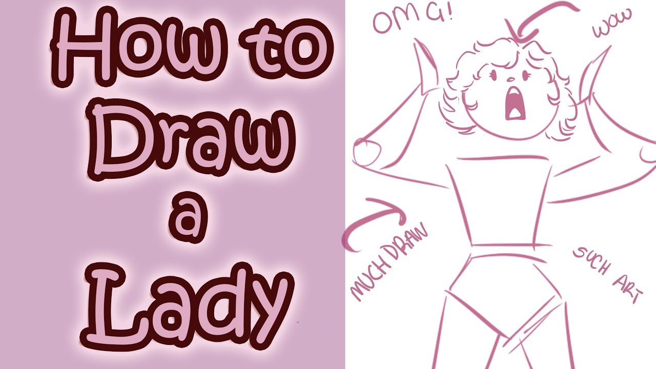 How to Draw a Lady 👩🏽👩🏽‍🎨🧕🏽 - YouTube